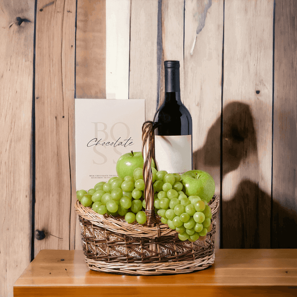 Divine Grapes & Wine Gift Basket - wine gift baskets - USA delivery ...