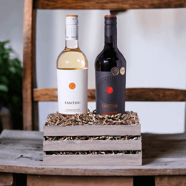 Italian Pugliese Red & White Wine Duo Gift – wine gift baskets – US ...