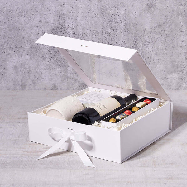 The Chic Chocolate & Wine Gift Box - wine gift baskets - USA delivery ...